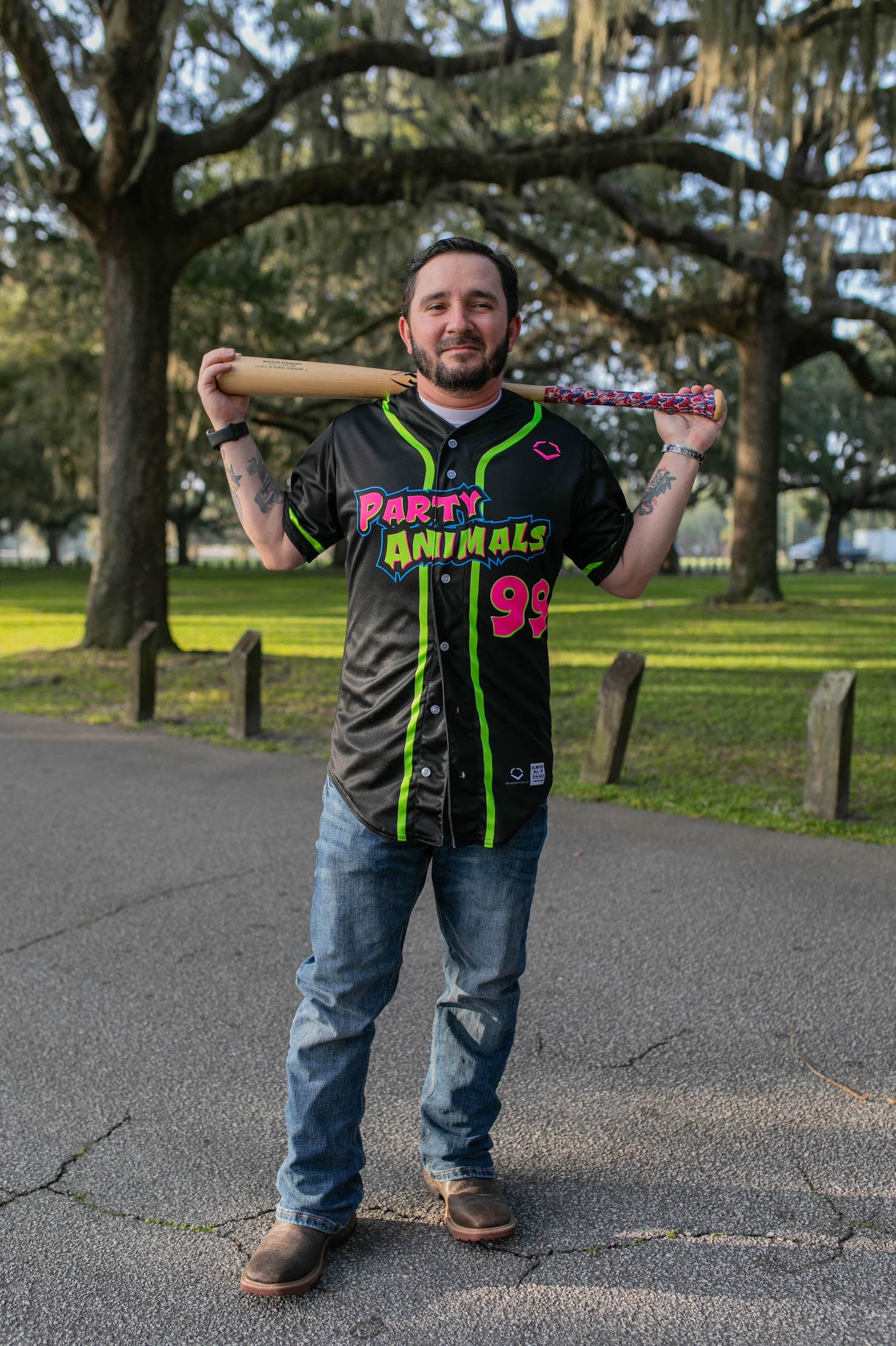 Party Animals EvoShield Short Sleeve Jersey - Black – Banana Ball