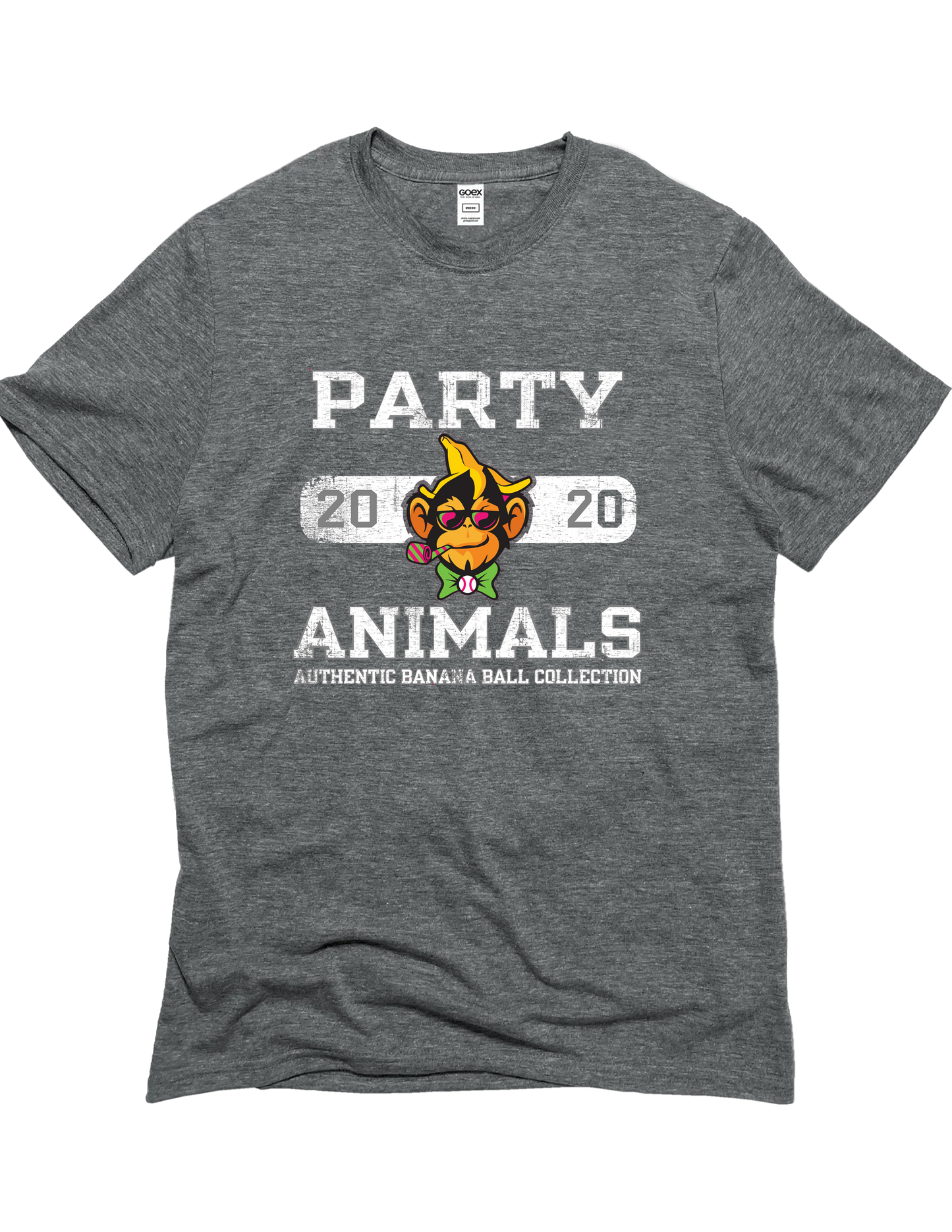 Party Animals Blue84 Intramural Tri-Blend Tee - Grey – Banana Ball