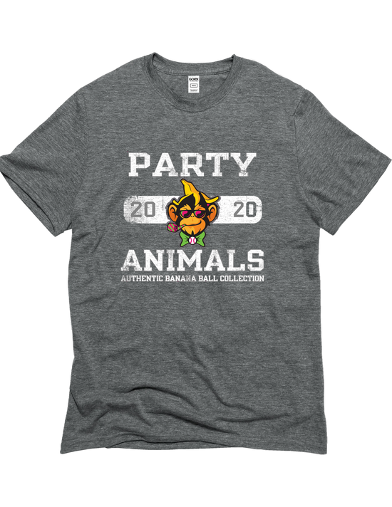 Party Animals Blue84 Intramural Tri-Blend Tee - Grey – Banana Ball