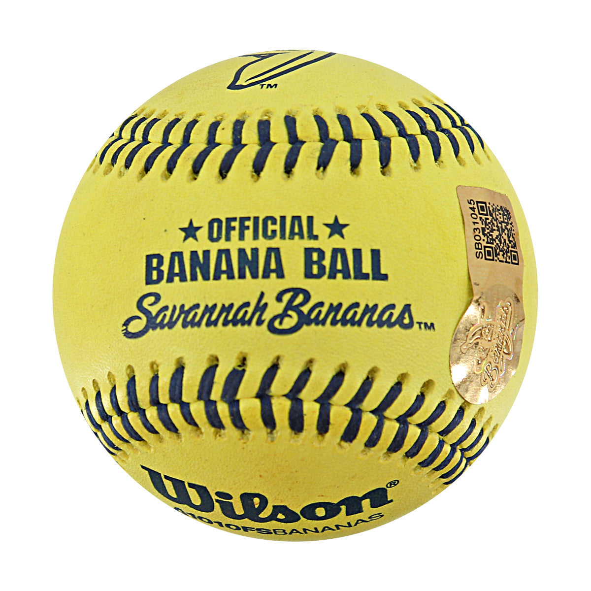 Kelsie Whitmore Bananas Autographed Game Used Official Banana Ball 9.2