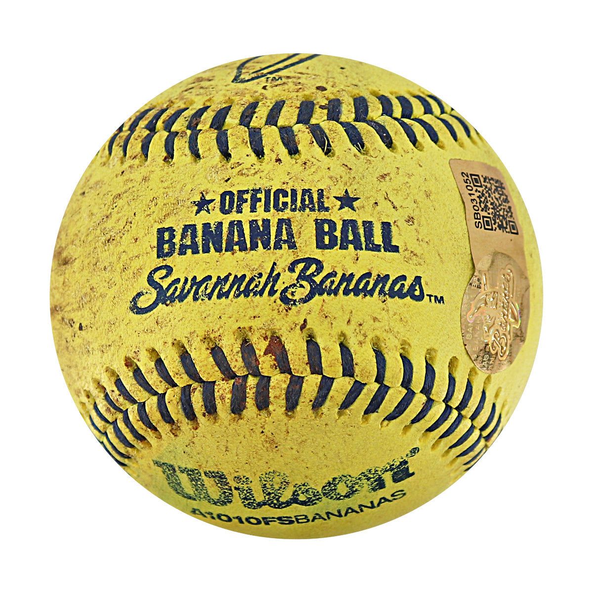 Kyle Luigs Bananas Autographed Game Used Official Banana Ball 9.27.25
