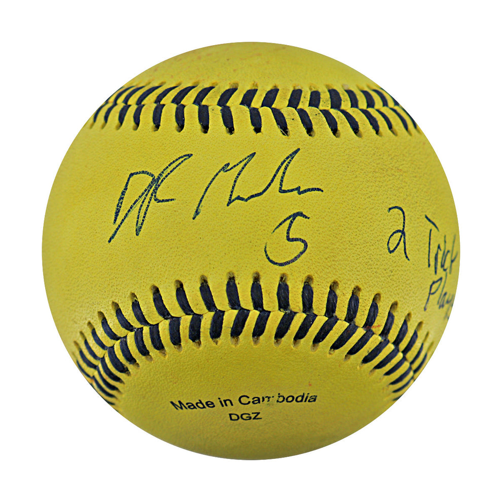 DR Meadows Signed Inscribed Game Used Banana Ball w/Case 5.24.25 Kauff