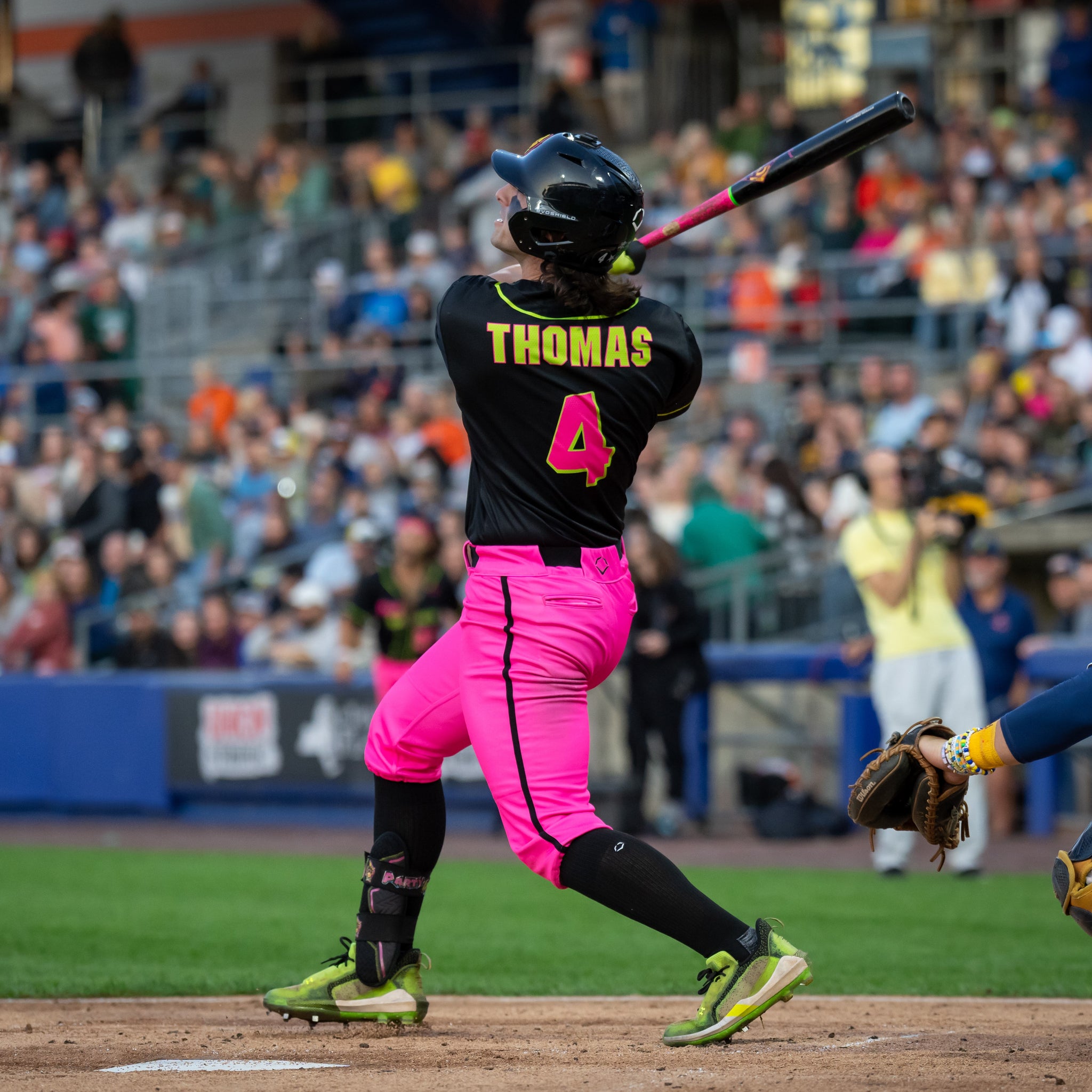 Party Animals Tanner Thomas #4 EvoShield Jersey - Black – Banana Ball