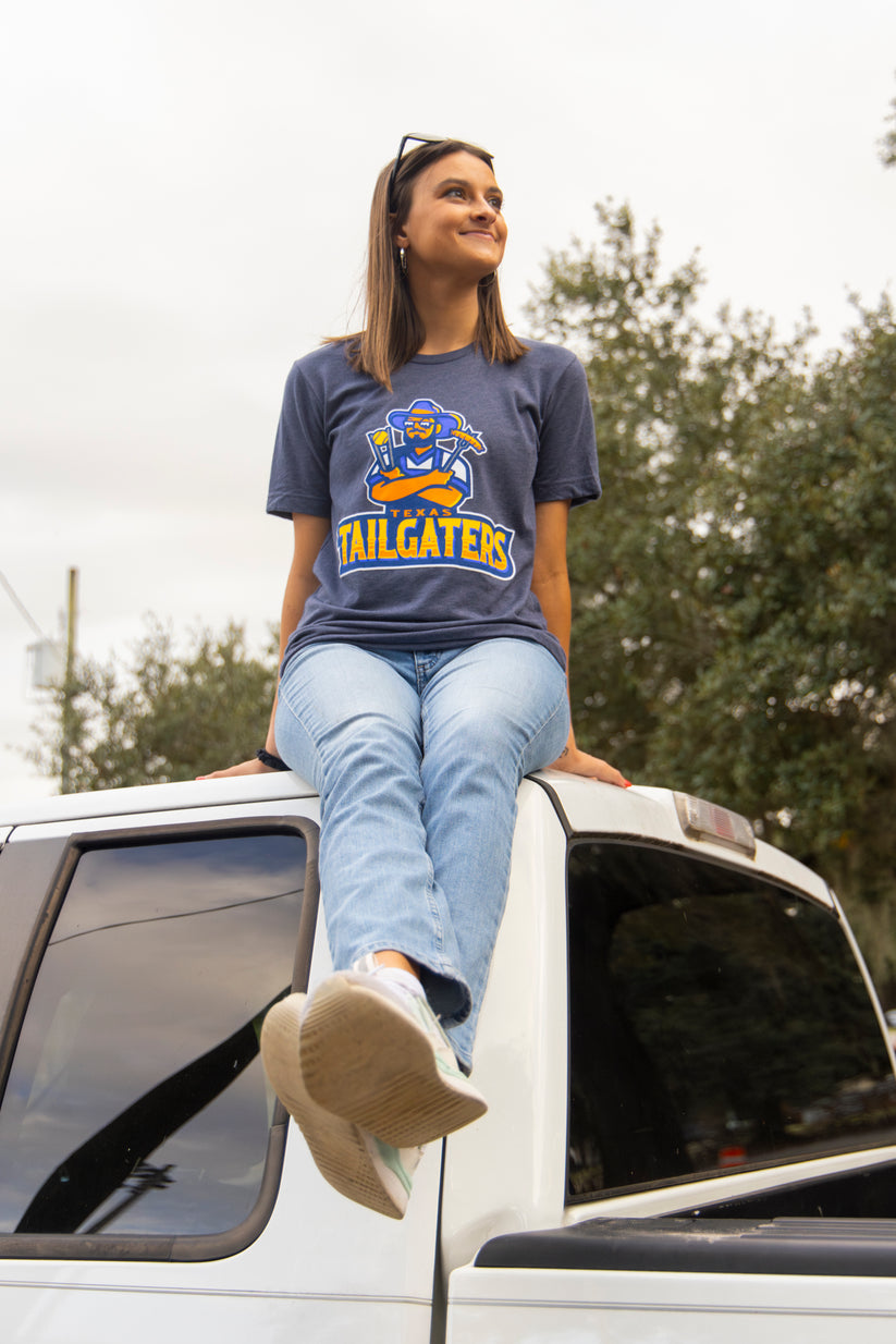 Tailgaters Primary T-Shirt - Navy Heather – Banana Ball